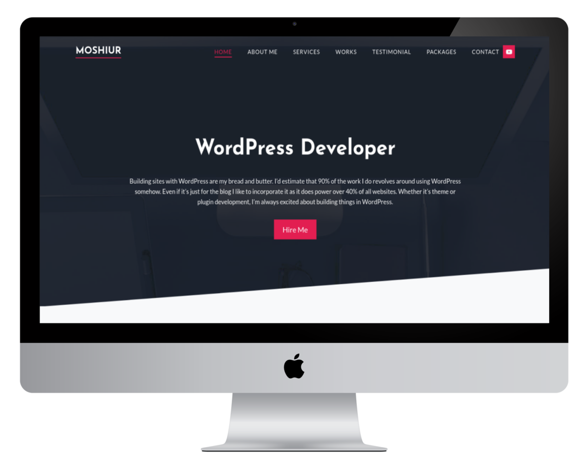 Moshiur – My job is to build your website so that it is functional and user-friendly but at the ...